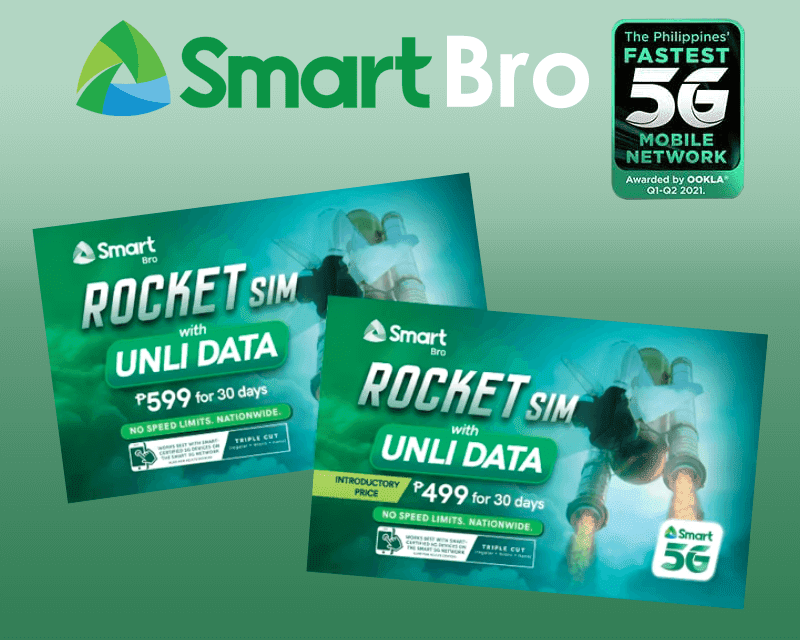 Get 30 days of Unli Data with the new Smart Bro Rocket SIM - Finance Inquirer